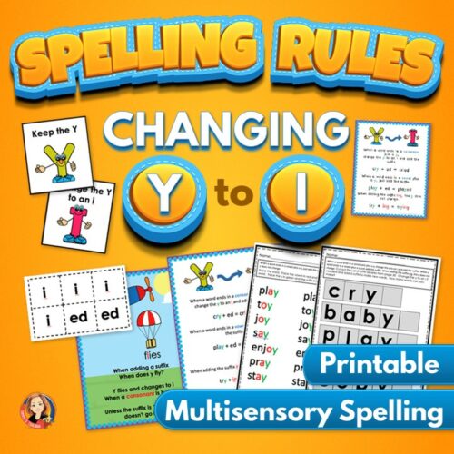 Y to I Spelling Rule Activities | Made By Teachers