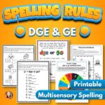 Spelling Rules - DGE and GE Activities | Made By Teachers