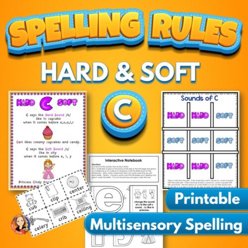 Spelling Rules - Hard and Soft C Activities - Made By Teachers