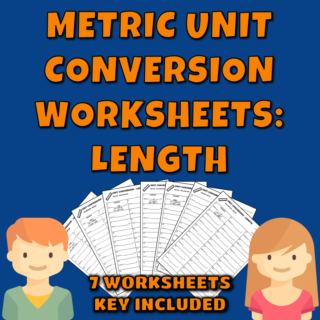 Metric Unit Conversion Worksheets: Length 4.MD.A.1 5.MD.A.1 | Made By ...
