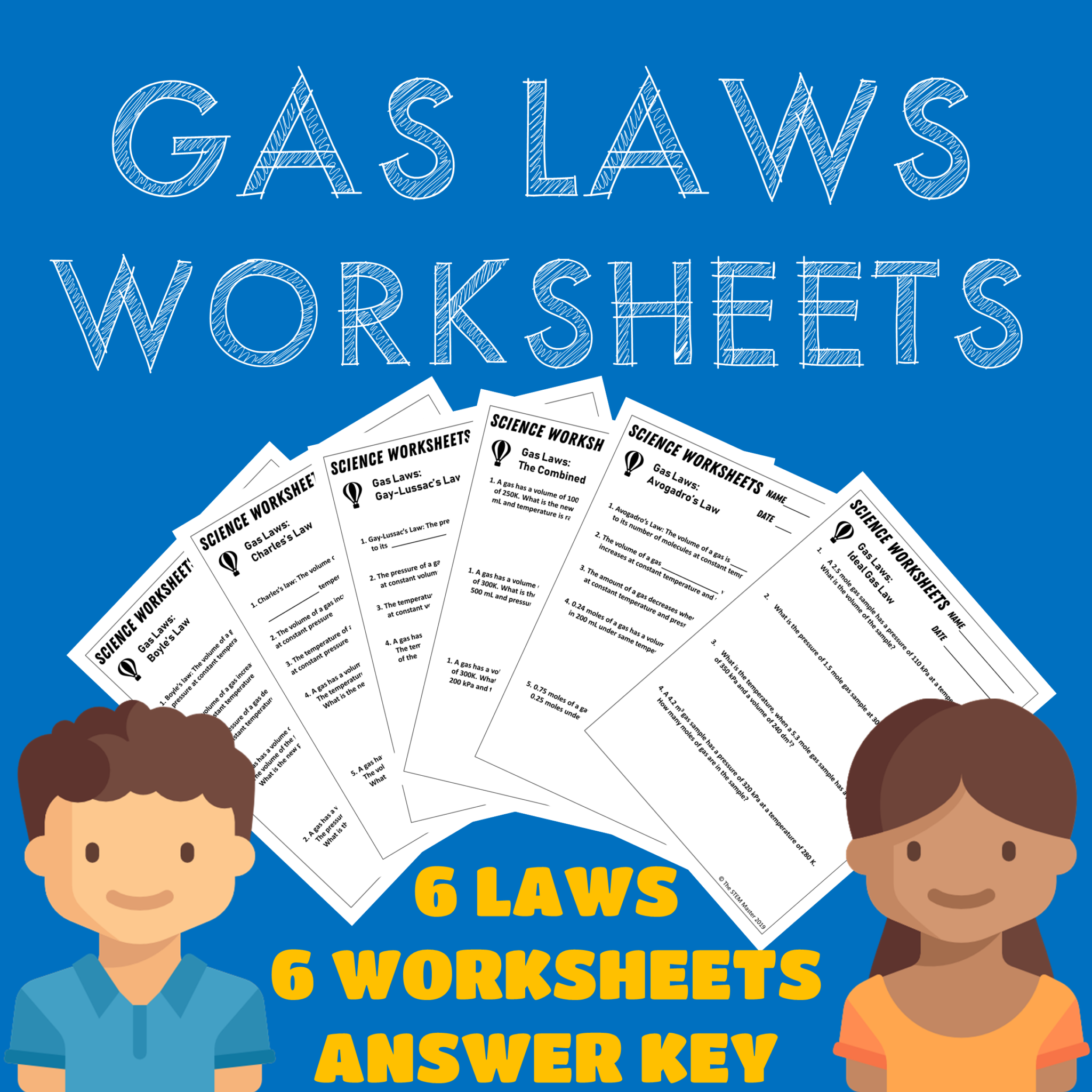 Gas Laws Worksheets | Made By Teachers