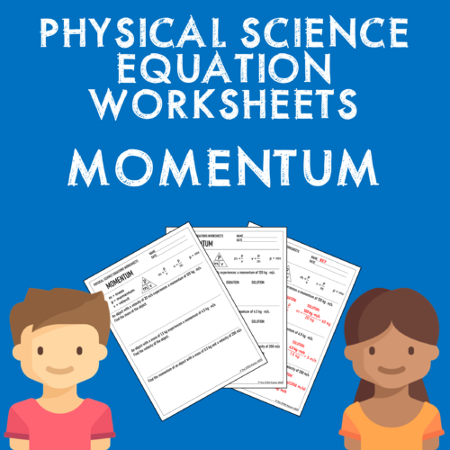 Momentum Equation Worksheet - Made By Teachers