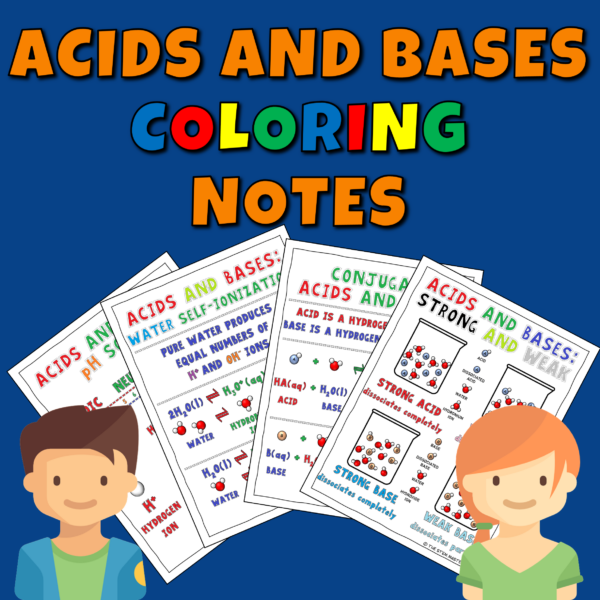 Acids and Bases Coloring Notes | Made By Teachers