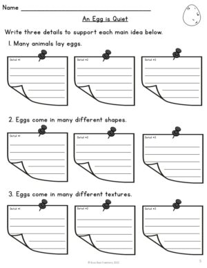 An Egg is Quiet - Story Resource - Made By Teachers