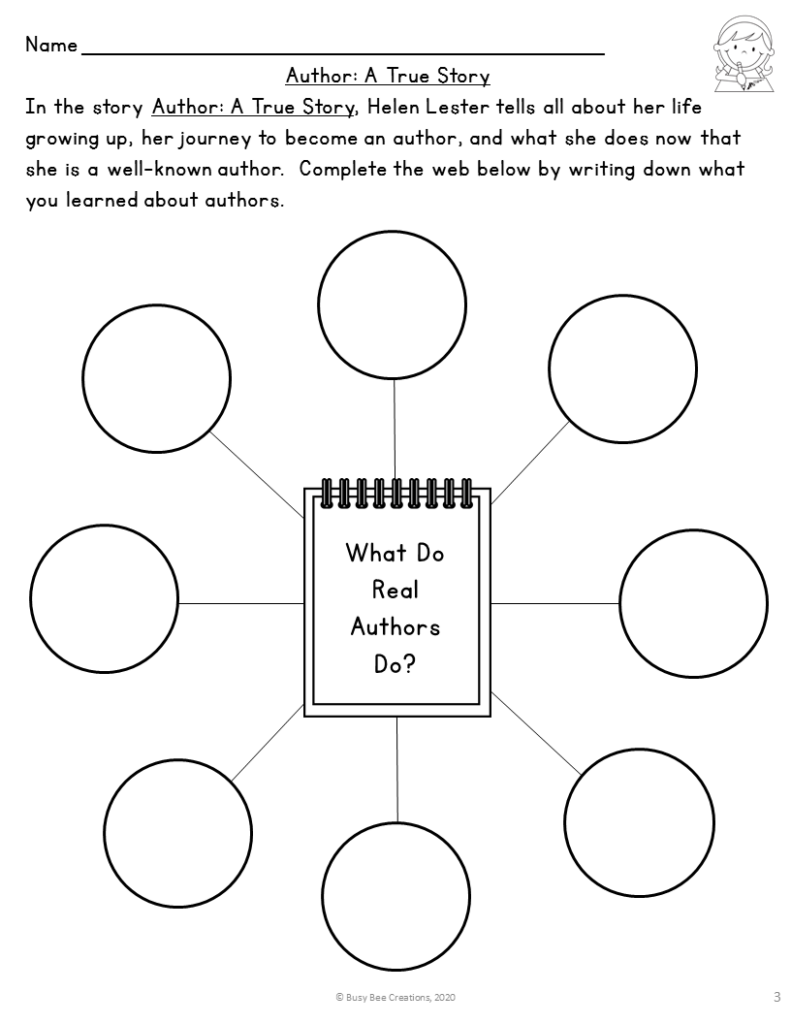 Author: A True Story - Story Resource | Made By Teachers