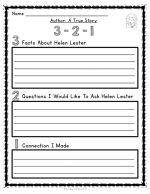 Author: A True Story - Story Resource - Made By Teachers