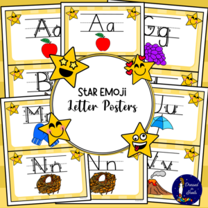 Star Emoji Classroom Decor EDITABLE Bundle | Made By Teachers