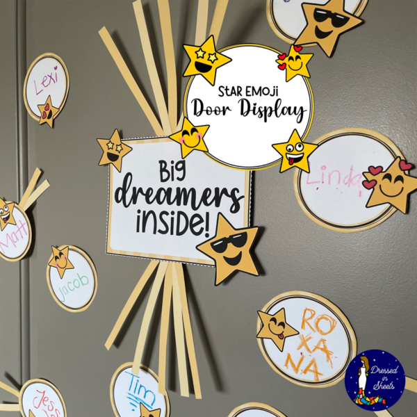 Star Emoji Classroom Decor EDITABLE Bundle | Made By Teachers