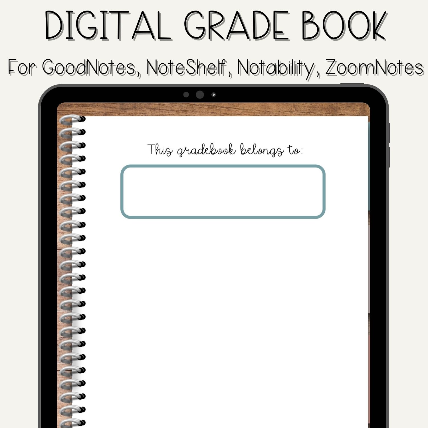 Digital Grade Book for PDF Annotating App for Tablet or iPad - Made By ...