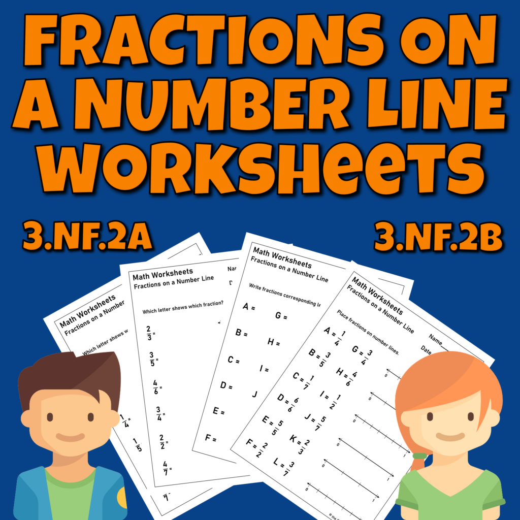 Fractions On A Number Line Worksheets 3 NF 2A 3 NF 2B Made By Teachers