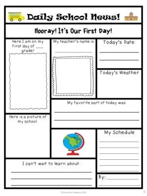 Back to School Pack - Activities, Games, and Projects for the First ...
