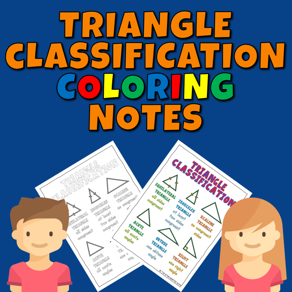 Triangle Classification Coloring Notes - Made By Teachers