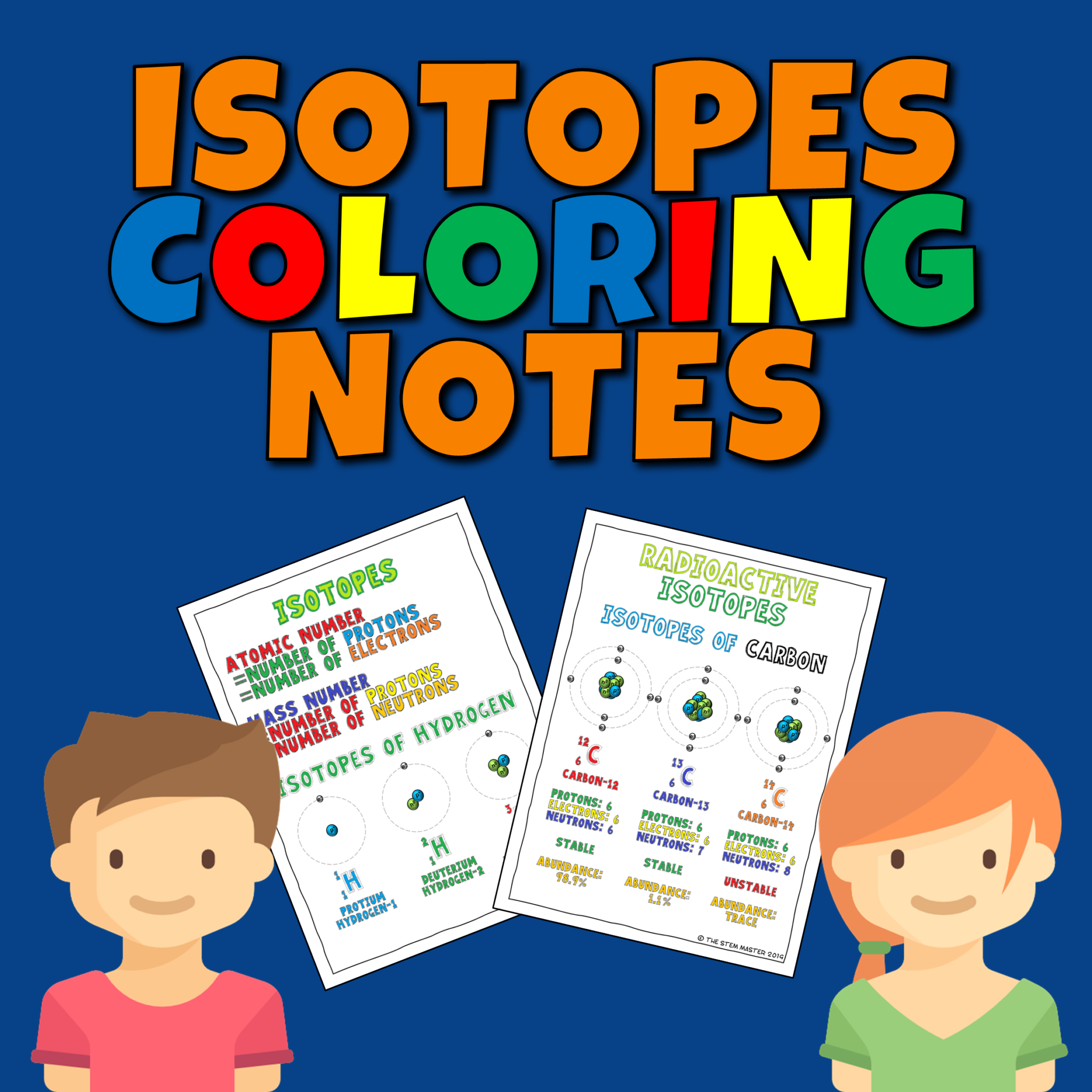 Isotopes Coloring Notes | Made By Teachers