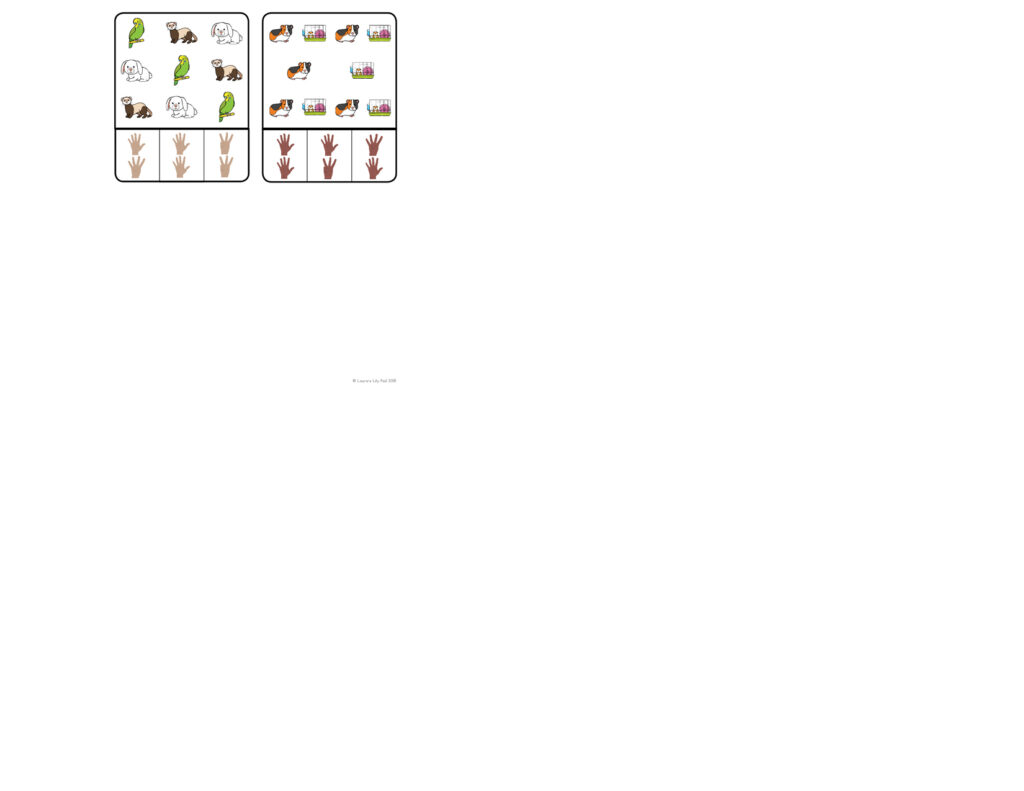 Pets Count and Clip - Made By Teachers