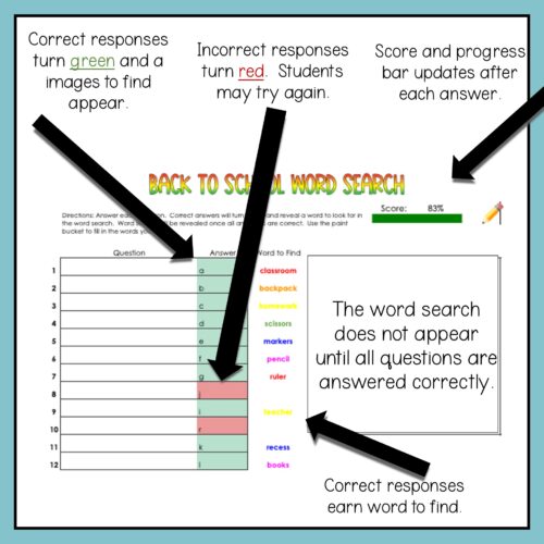 Editable Template for Google Sheets - Digital Activity - Self-Checking ...