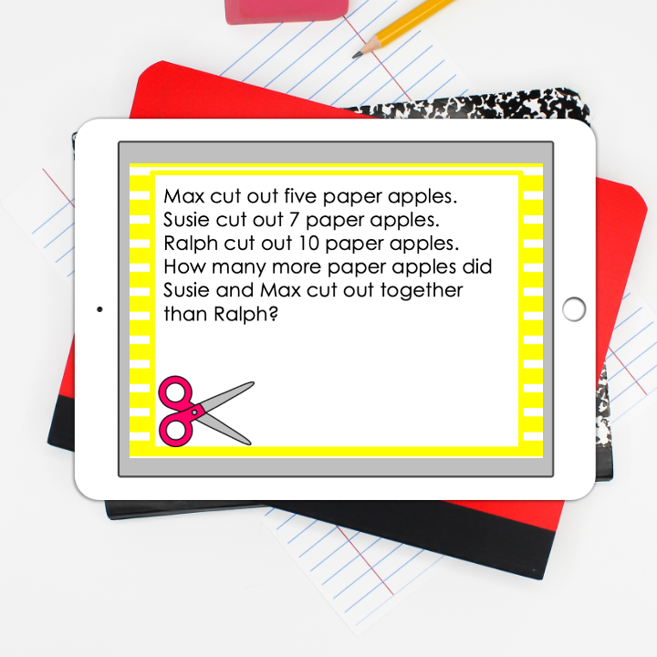 Back to School Math Task Cards | DIGITAL | Math Centers Problem Solving ...