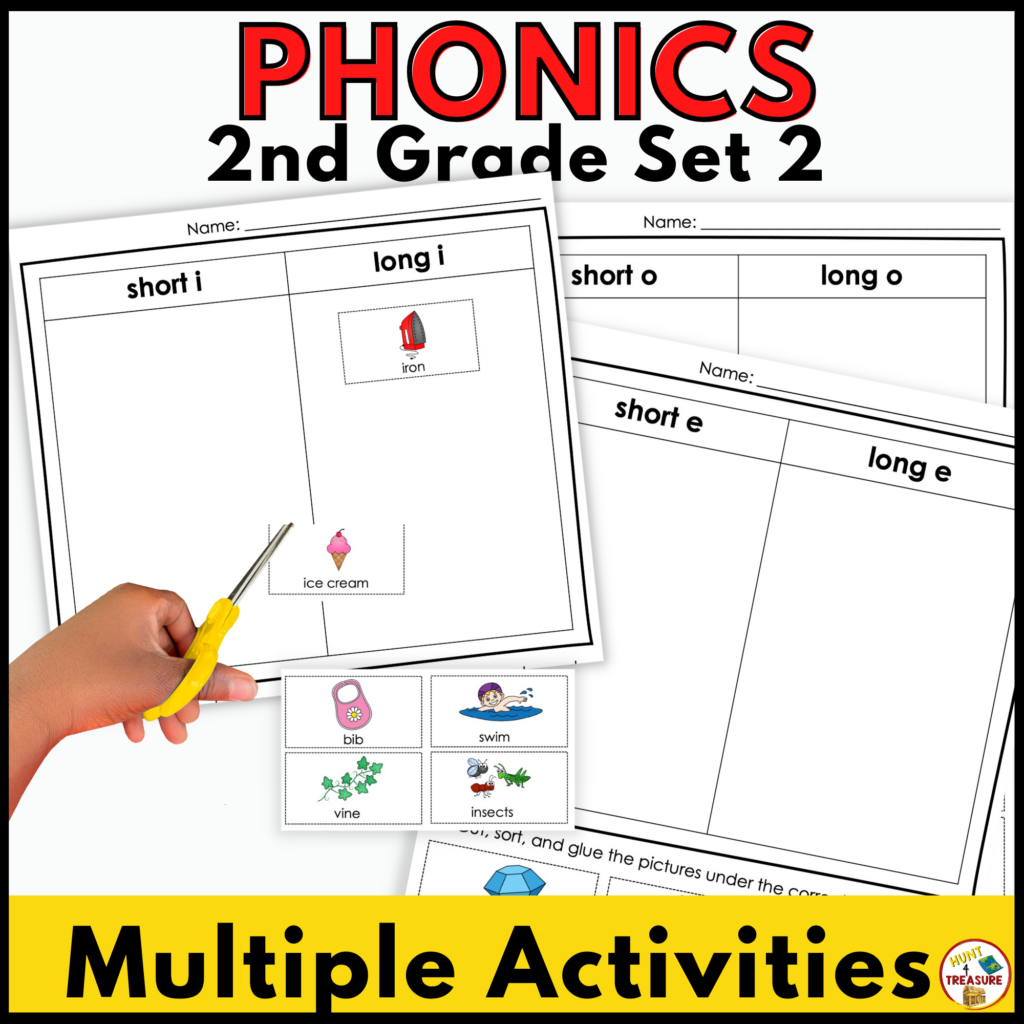 Benchmark Advance Phonics Anchor Charts & Activities | 2nd Grade Unit 2 ...