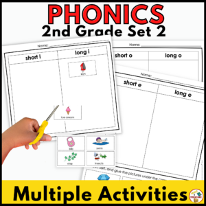 Benchmark Advance Phonics Anchor Charts & Activities | 2nd Grade Unit 2 ...