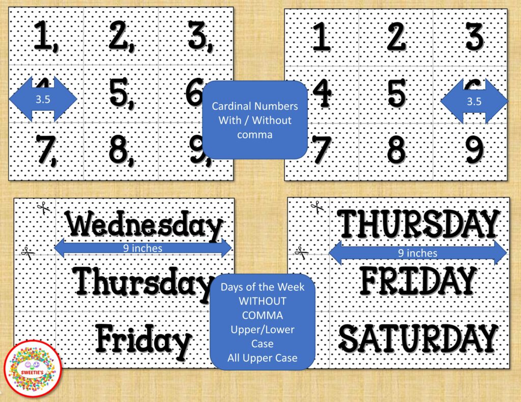 Daily Flip Calendar Cards 2022 to 2051 Polka Dot | Made By Teachers