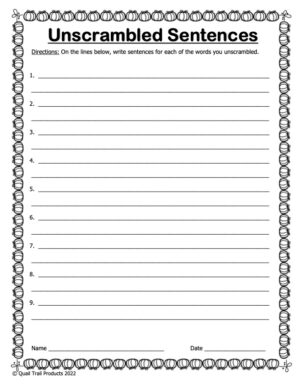 Pumpkin Word Unscramble and ELA Activities | Made By Teachers