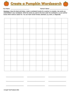 Pumpkin Word Unscramble and ELA Activities | Made By Teachers