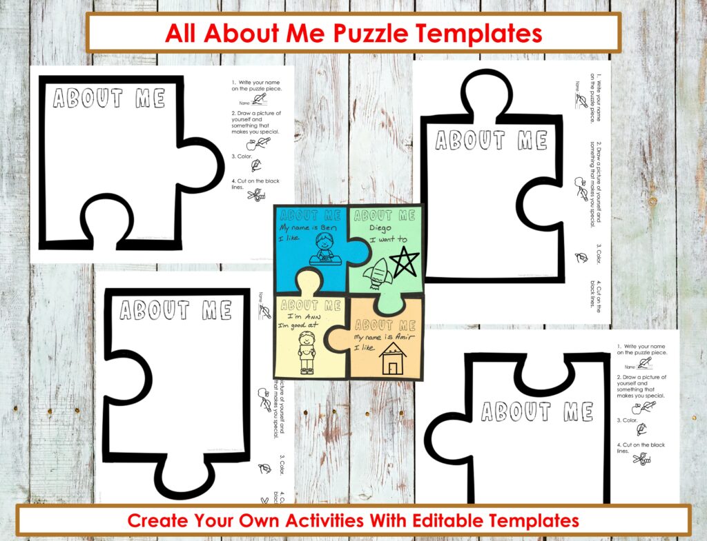 Puzzle Pieces Back To School Bulletin Board | Made By Teachers
