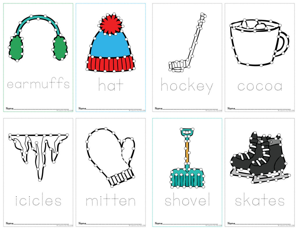 Winter Q-tip Painting - Made By Teachers