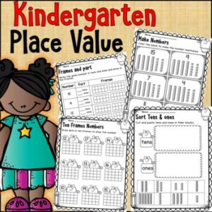 Place value worksheets for Kindergarten | Made By Teachers