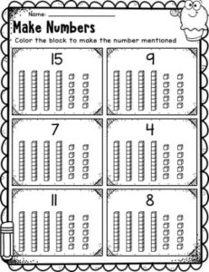 Place value worksheets for Kindergarten | Made By Teachers
