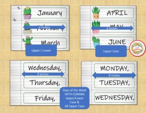 Daily Flip Calendar Cards 2022 to 2051 Happy Succulents - Made By Teachers