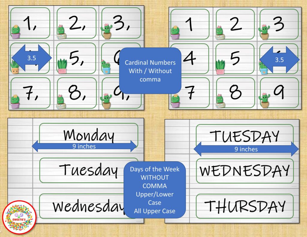 Daily Flip Calendar Cards 2022 to 2051 Happy Succulents - Made By Teachers