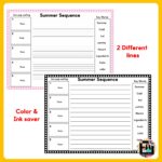 Summer Sequencing Activity Story Writing Worksheets - Made By Teachers