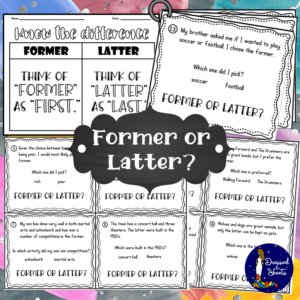 Former or Latter? Printable Task Cards | Made By Teachers