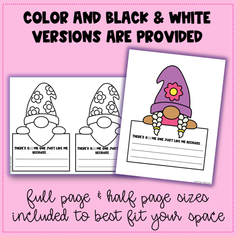 Back to School Classroom Decor | Gnome Bulletin Board Display and Craft ...