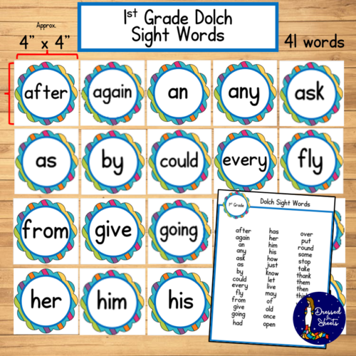 1st Grade Dolch Sight Words Word Wall - Made By Teachers