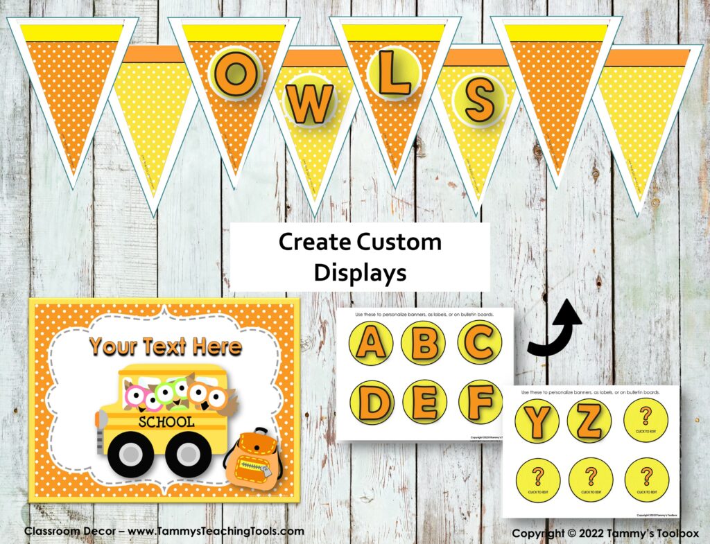 All About Me Back To School Bulletin Board - Owl Theme | Made By Teachers