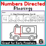 Numbers Directed Drawing (0-5) - Early Finishers Worksheets | Made By ...