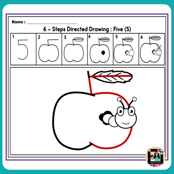 Numbers Directed Drawing (0-5) - Early Finishers Worksheets | Made By ...
