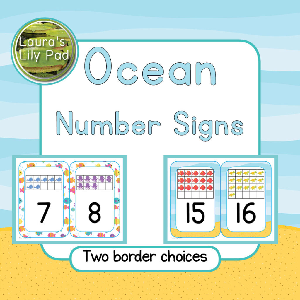 Ocean Theme Decor Bundle - Made By Teachers