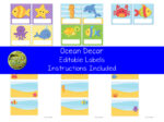 Ocean Theme Editable Labels | Made By Teachers