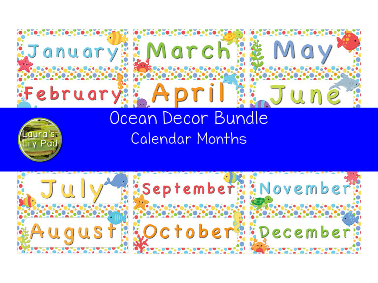 Ocean Theme Decor Bundle - Made By Teachers