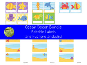 Ocean Theme Decor Bundle - Made By Teachers
