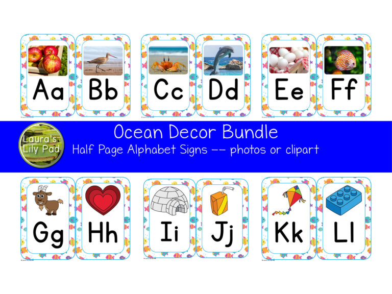 Ocean Theme Decor Bundle - Made By Teachers