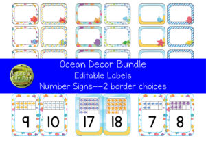 Ocean Theme Decor Bundle - Made By Teachers