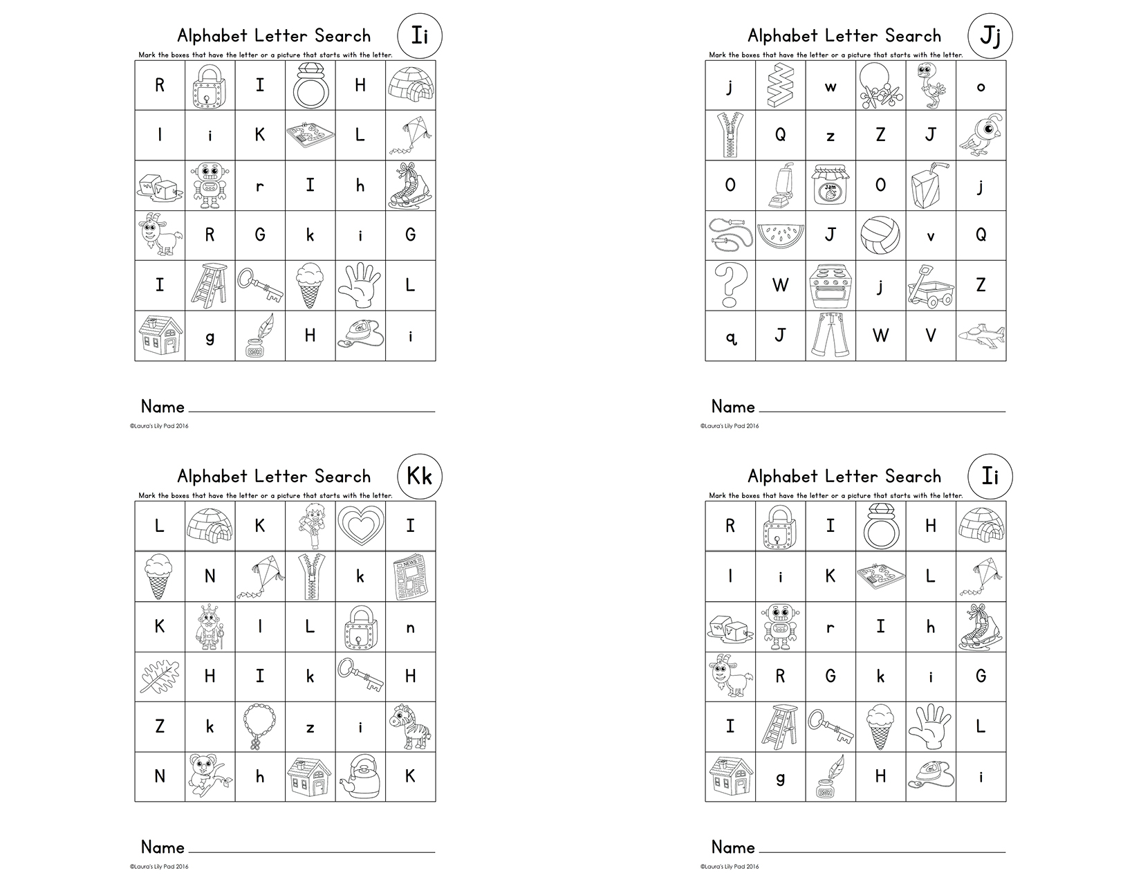 Alphabet Letter and Sound Search - Made By Teachers