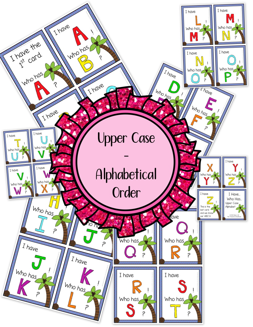 I Have Who Has - Alphabet (Chicka Chicka Boom Boom) | Made By Teachers