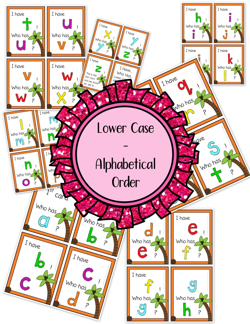 I Have Who Has - Alphabet (Chicka Chicka Boom Boom) | Made By Teachers