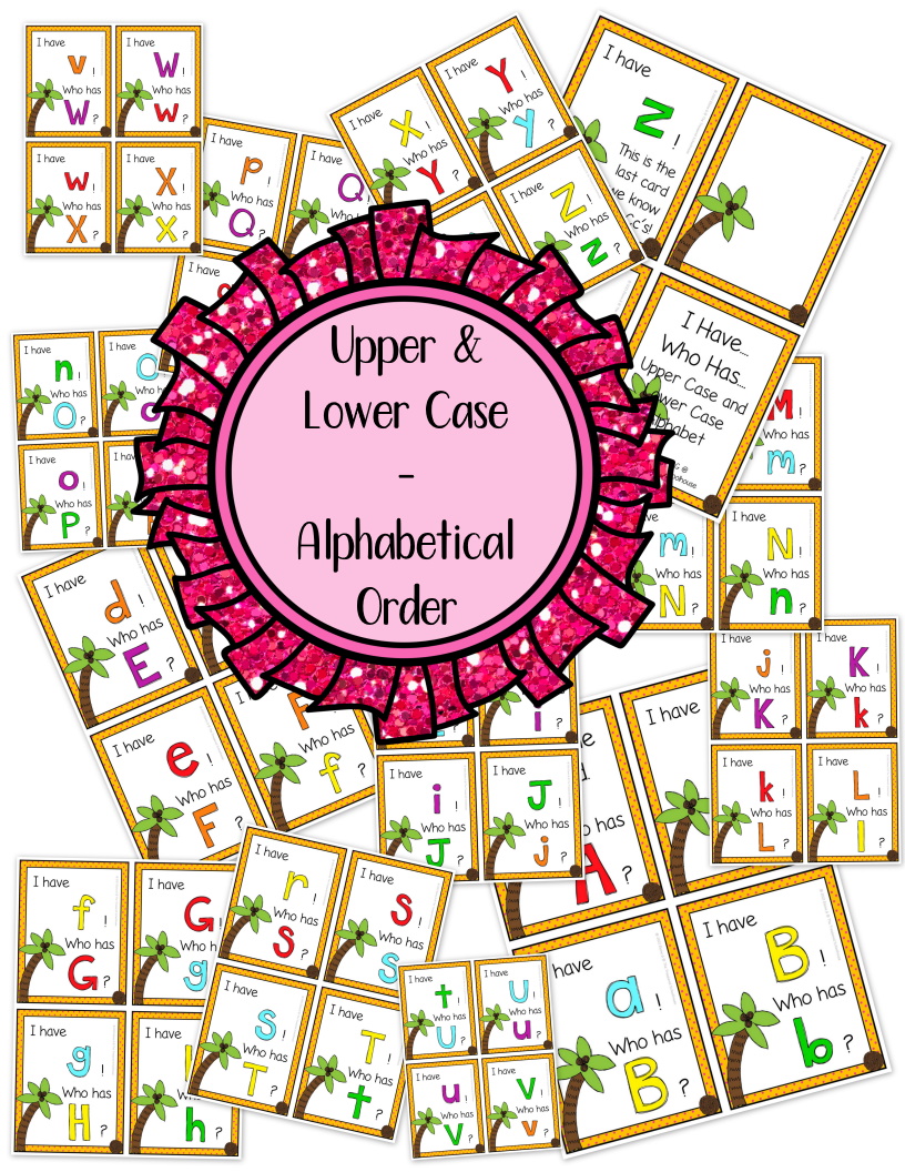 I Have Who Has - Alphabet (Chicka Chicka Boom Boom) - Made By Teachers