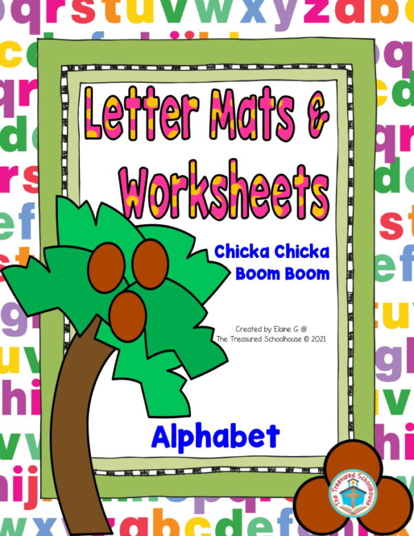 Alphabet Letter Mats and Worksheets (Chicka Chicka Boom Boom) | Made By ...