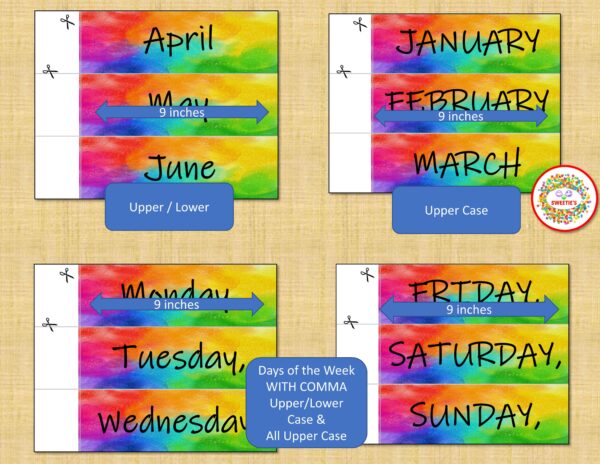 Daily Flip Calendar Cards 2022 to 2051 Watercolors - Made By Teachers